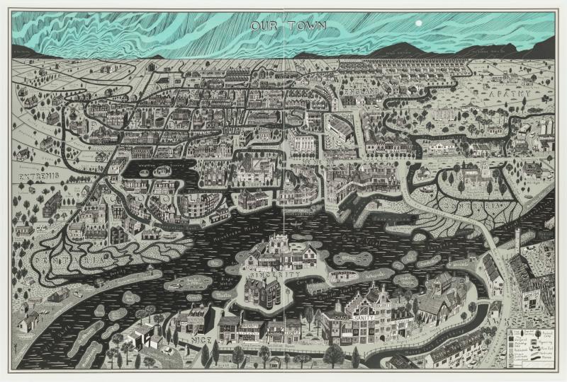 Map of Nowhere by Grayson Perry - Paragon